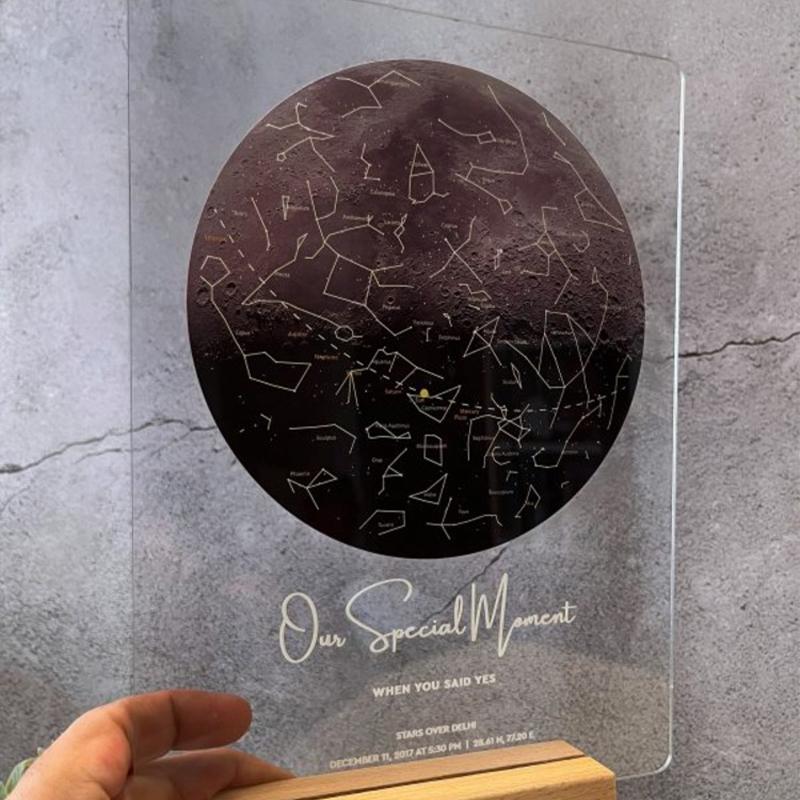 Sytara Pine Trees Acrylic Desk Frame – The Gift Studio